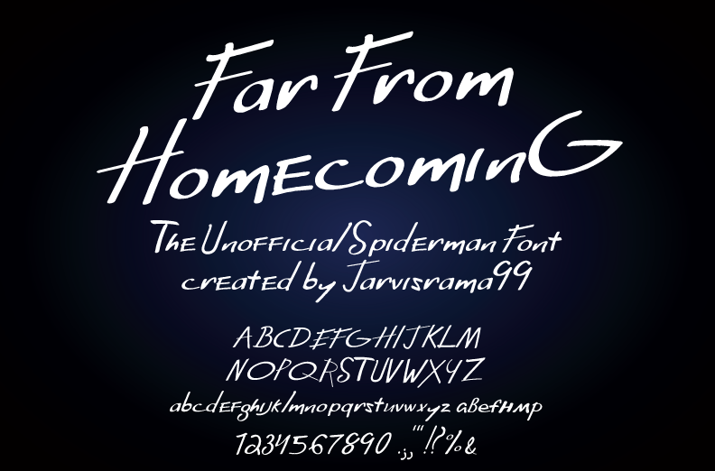 Download Far From Homecoming font | dafonttop.com