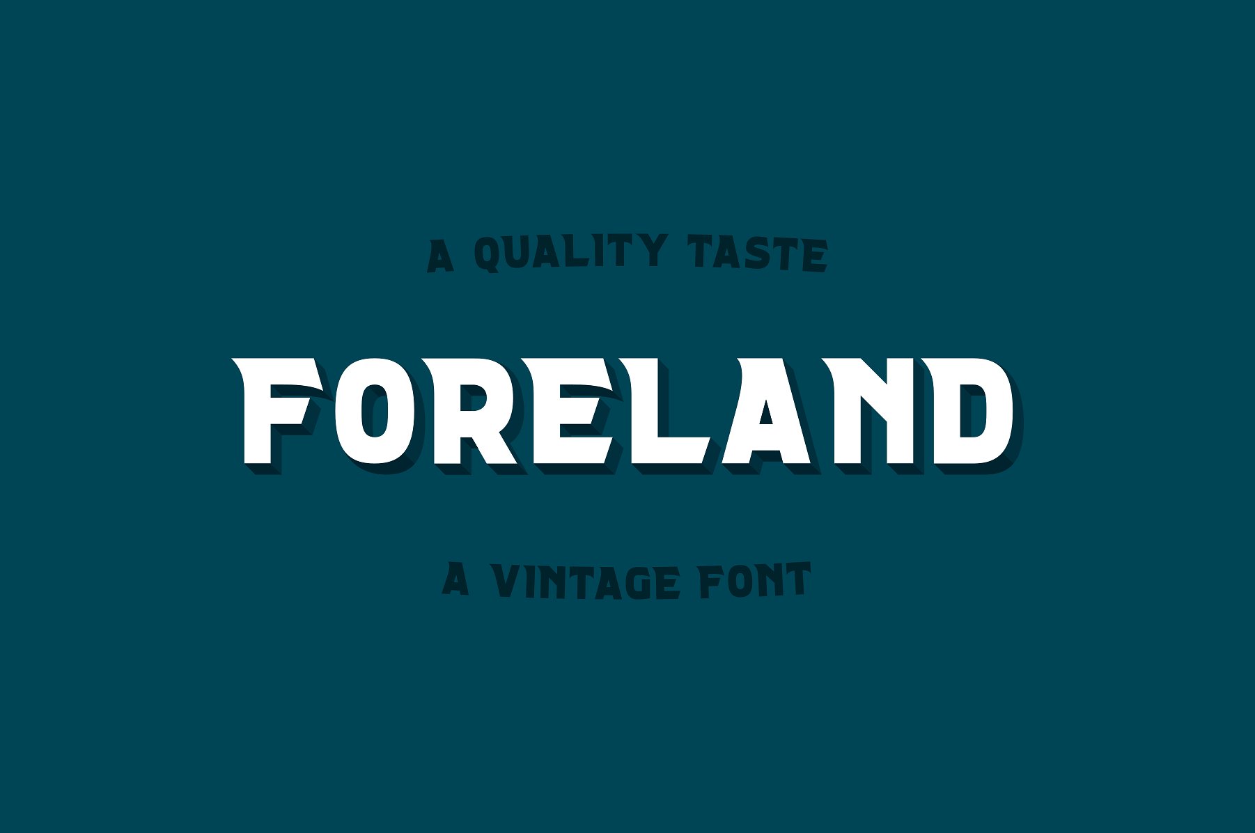 Download foreland font | dafonttop.com