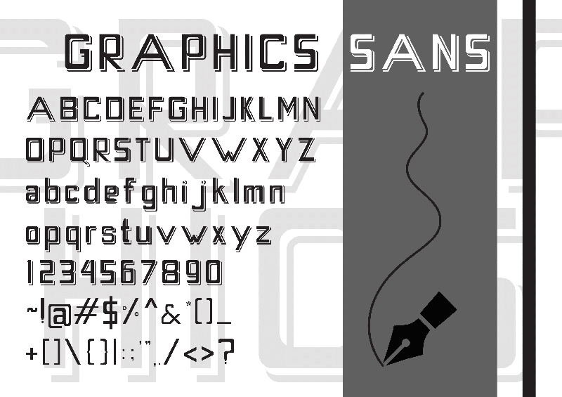 Download Graphics Sans font | dafonttop.com