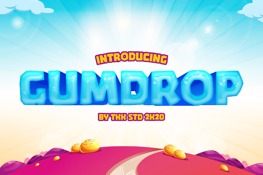 Download GUMDROP font | dafonttop.com