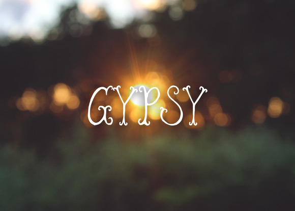 Download Gypsy font | dafonttop.com
