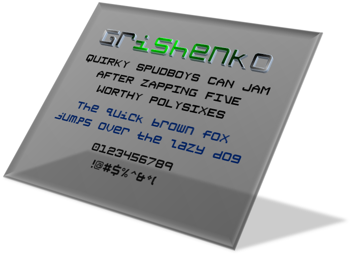 Download Grishenko NBP font | dafonttop.com