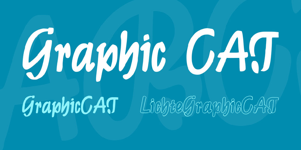 Download Graphic CAT font | dafonttop.com