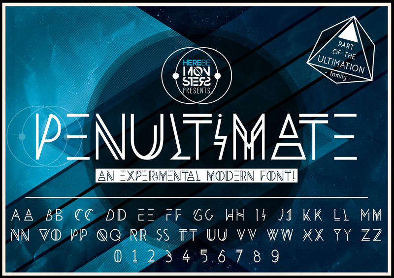 Download HBM Penultimate font | dafonttop.com