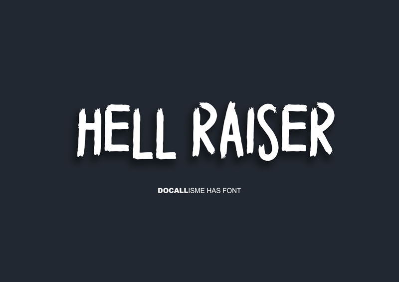 Download HELL RAISER font | dafonttop.com