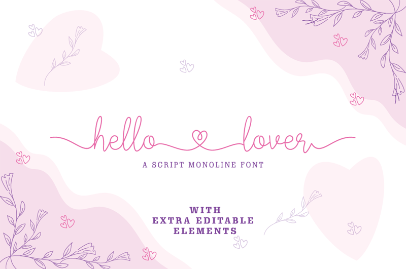 Download hello lover font | dafonttop.com