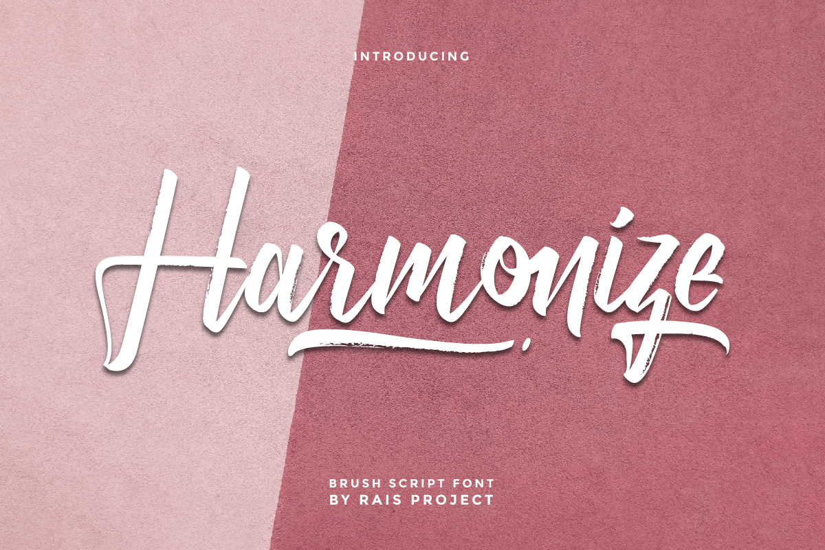 Download Harmonize Demo font | dafonttop.com