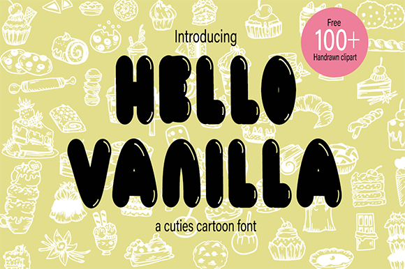 Download Hello Vanilla font | dafonttop.com