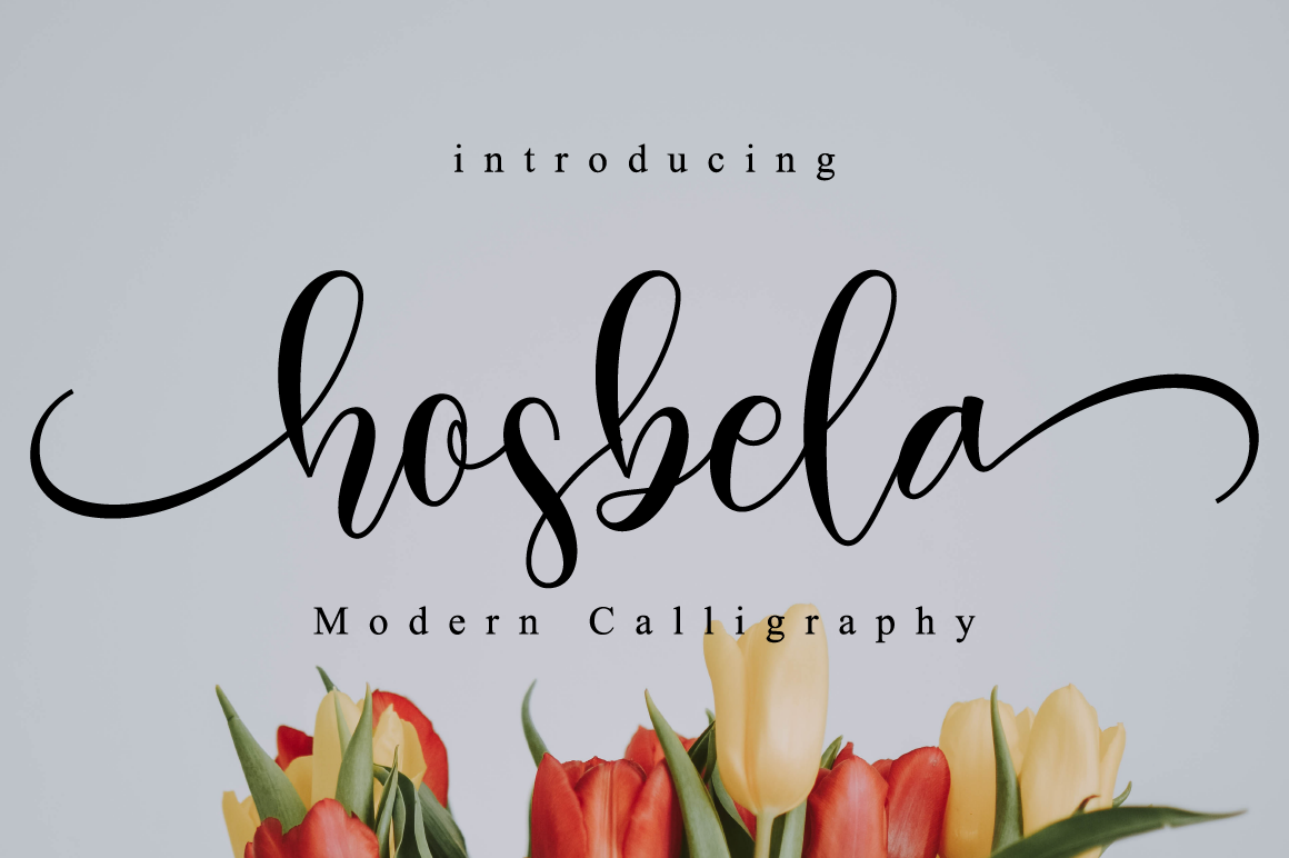 Download Hosbela font | dafonttop.com