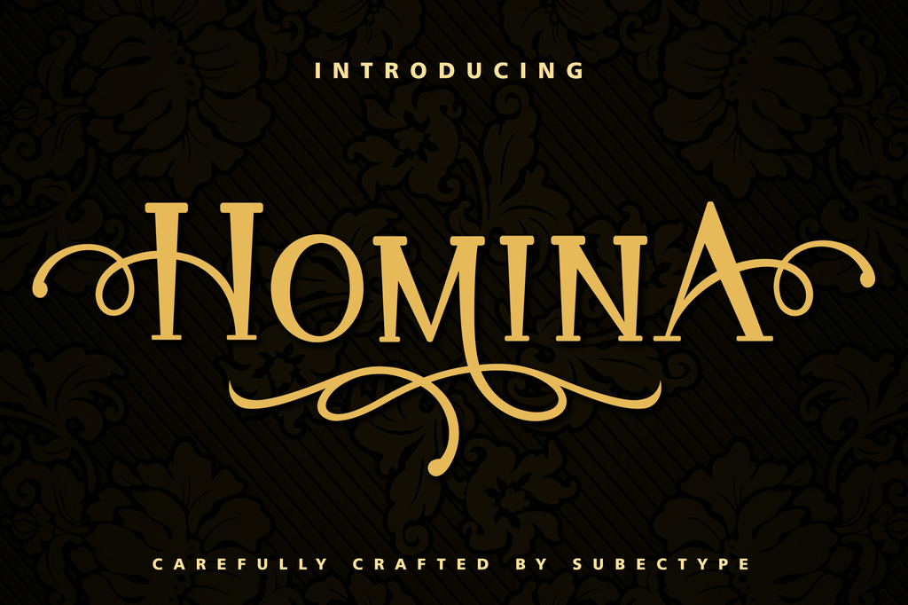 Download HOMINA font | dafonttop.com