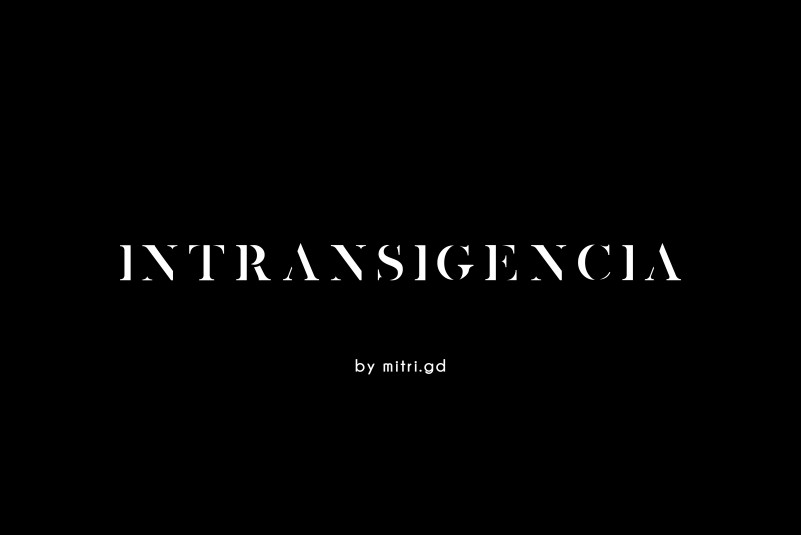 Download Intransigencia font | dafonttop.com