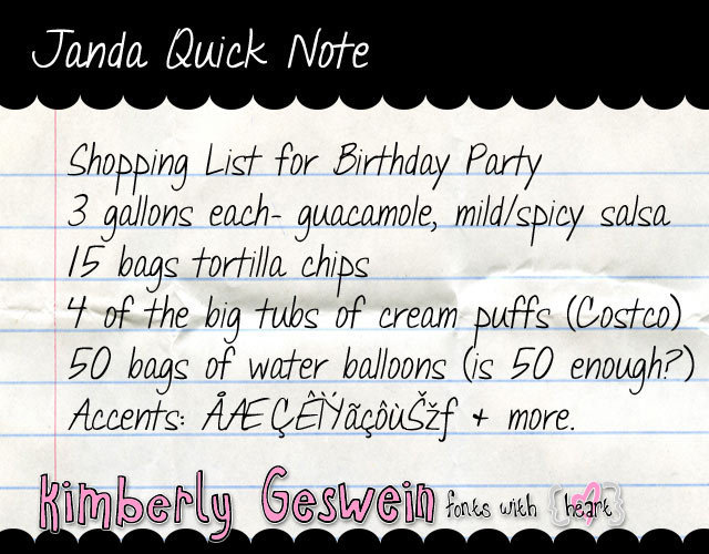 Download Janda Quick Note font | dafonttop.com