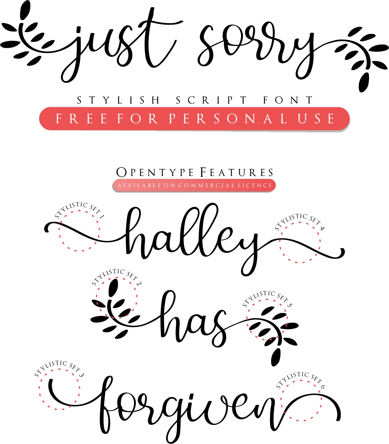 Download Just Sorry font | dafonttop.com