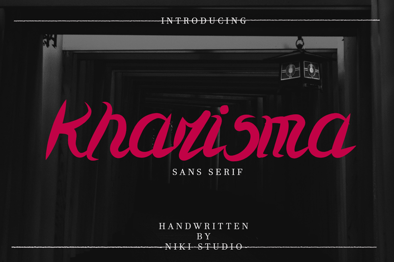 Download Kharisma font | dafonttop.com