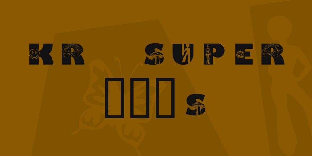 Download KR Super 70's font | dafonttop.com