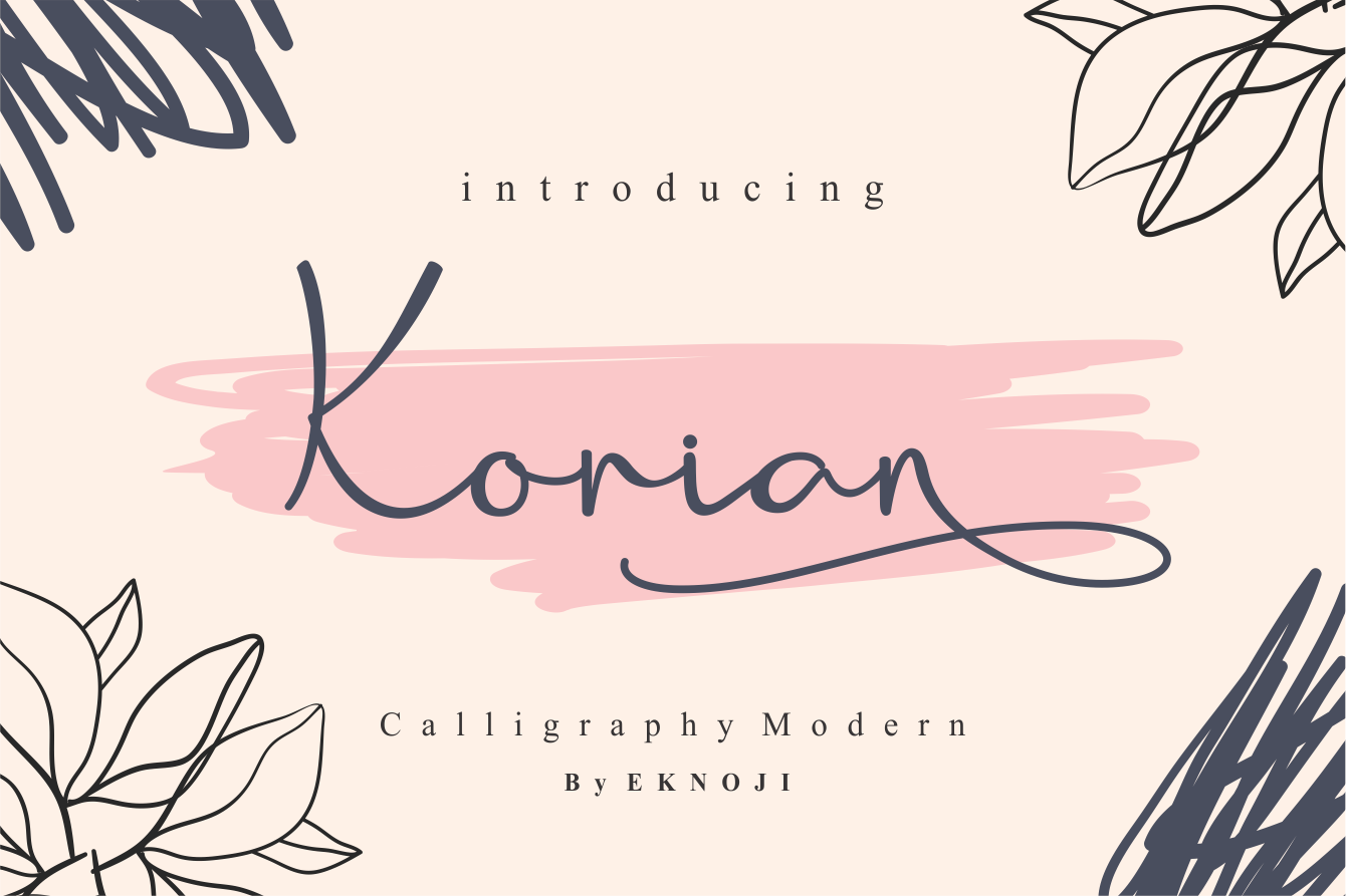 Download Korian font | dafonttop.com