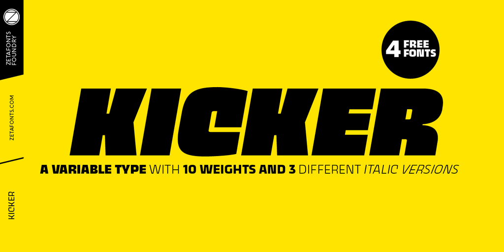 Download Kicker font | dafonttop.com
