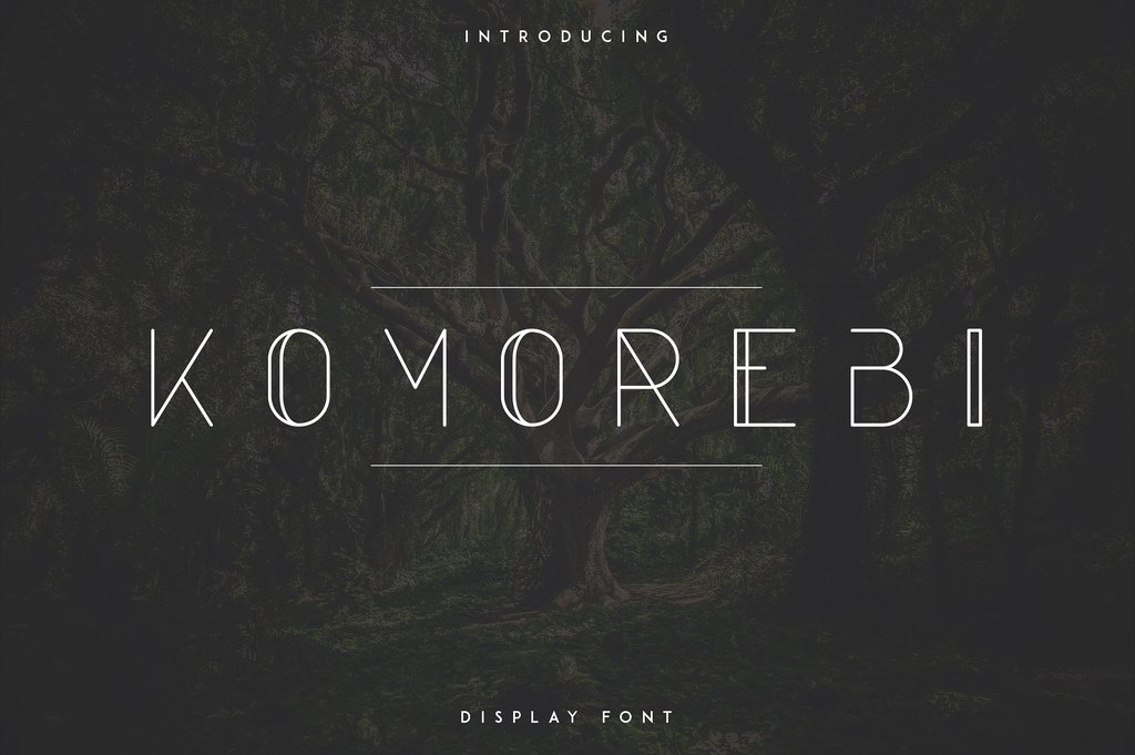 Download Komorebi font | dafonttop.com