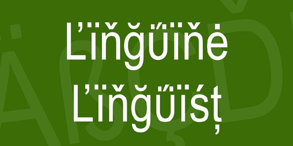 Download Linguine Linguist font | dafonttop.com