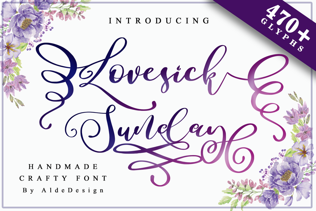 Download Lovesick Sunday font | dafonttop.com