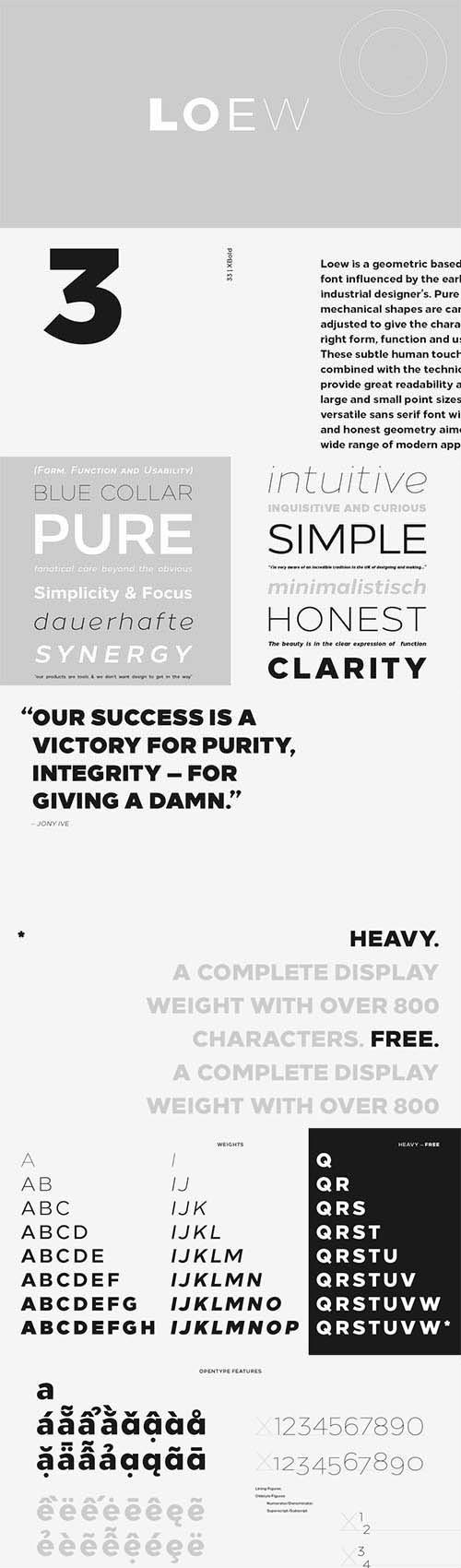 Download Loew font | dafonttop.com