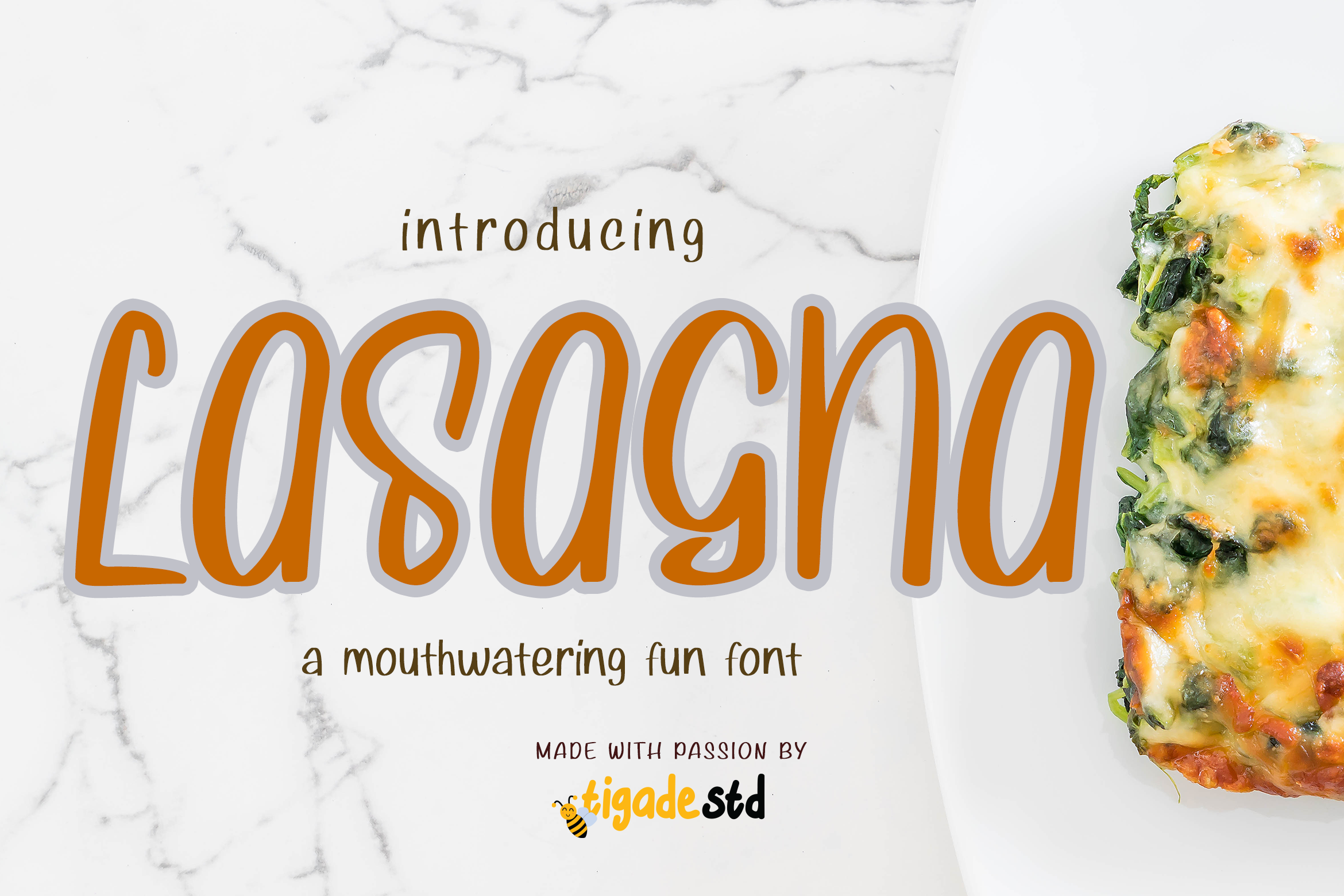 Download Lasagna font | dafonttop.com