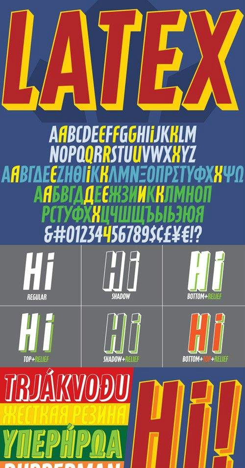 Download LatexBottom font | dafonttop.com