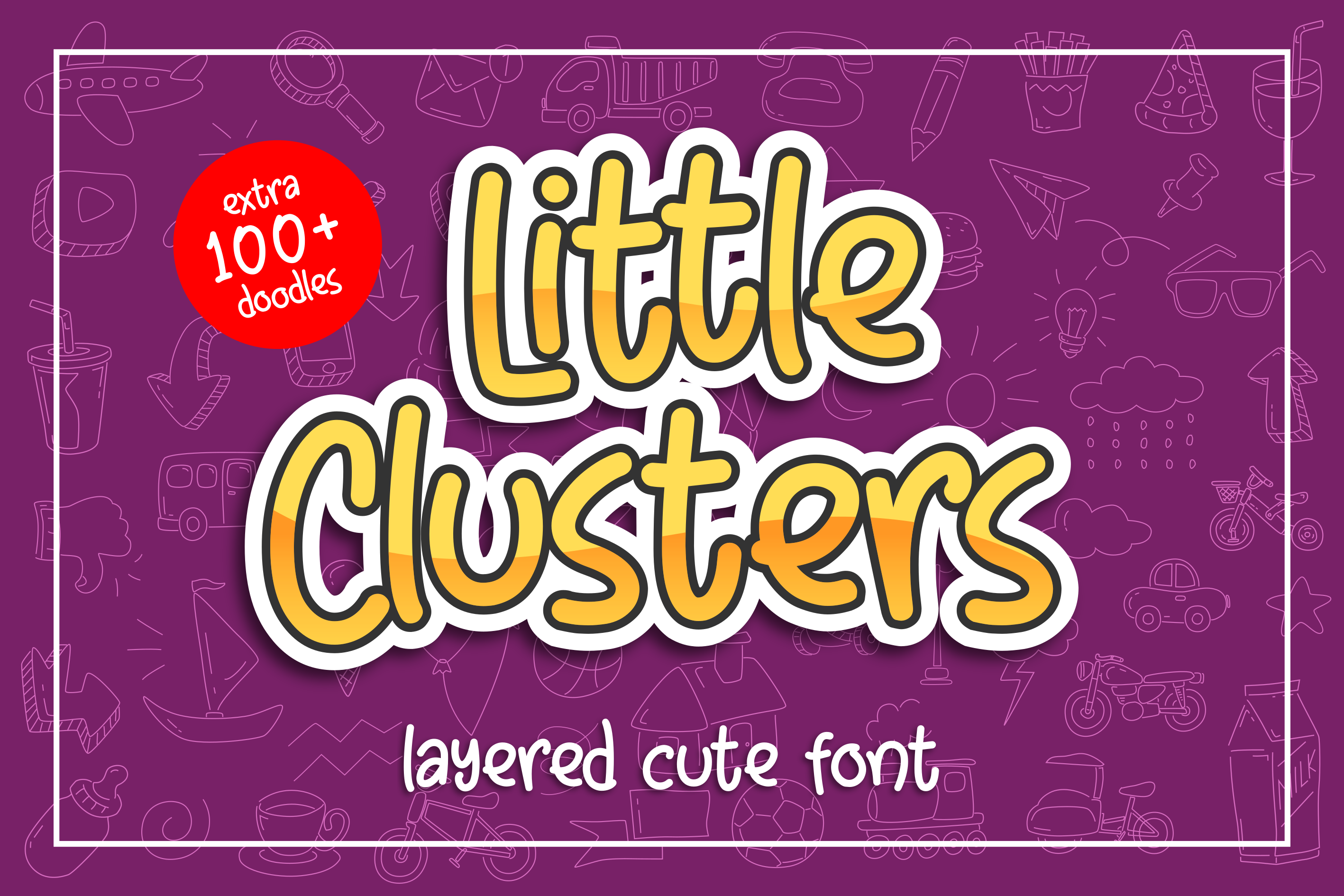 Download Little Clusters Reg Demo font | dafonttop.com