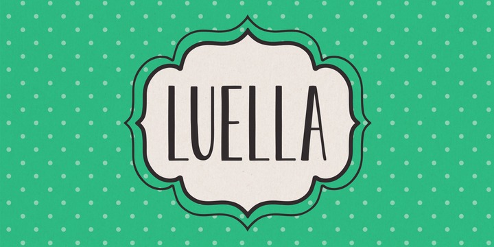 Download LUELLA BASIC FRAMES A font | dafonttop.com