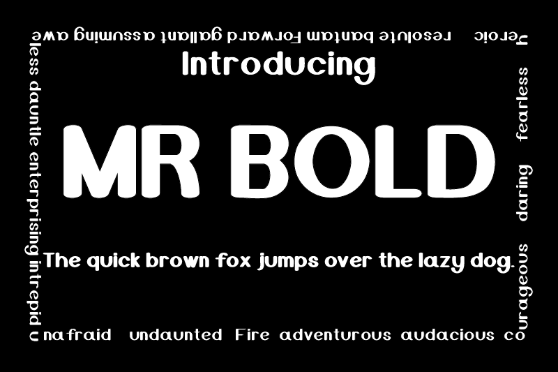 Download Mr Bold font | dafonttop.com