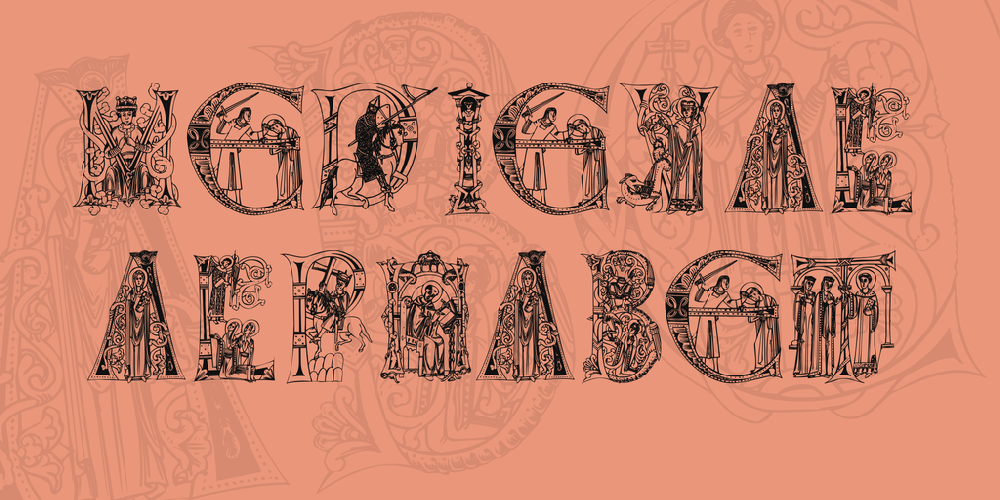 Download Medieval Alphabet font | dafonttop.com