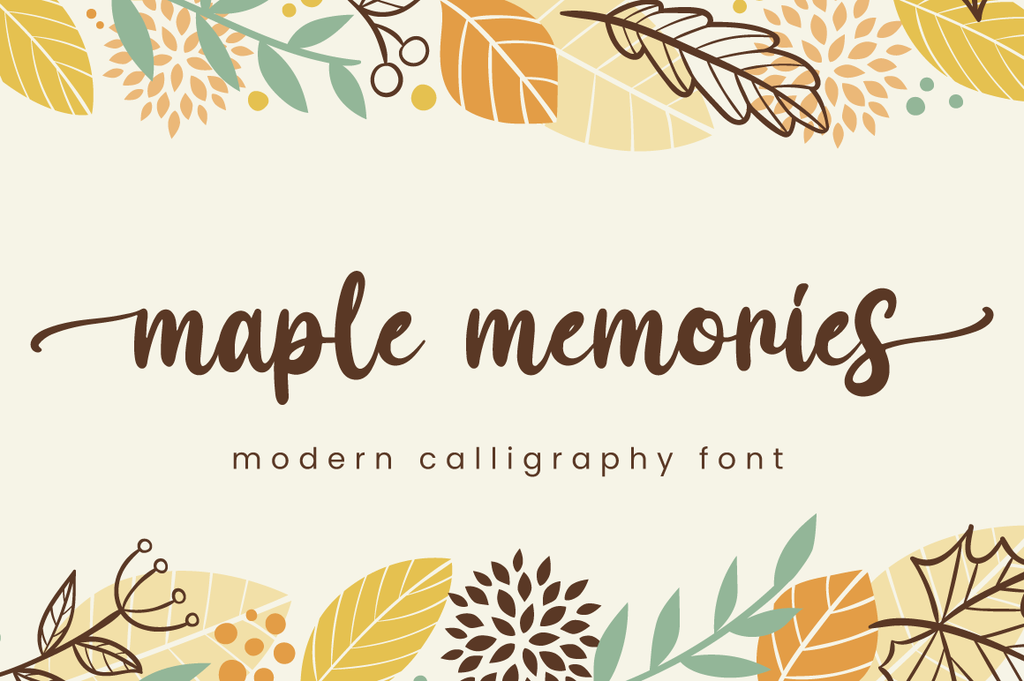 Download Maple Memories font | dafonttop.com