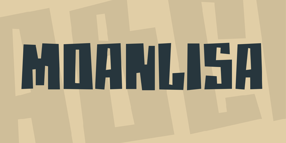 Download moanLisa font | dafonttop.com