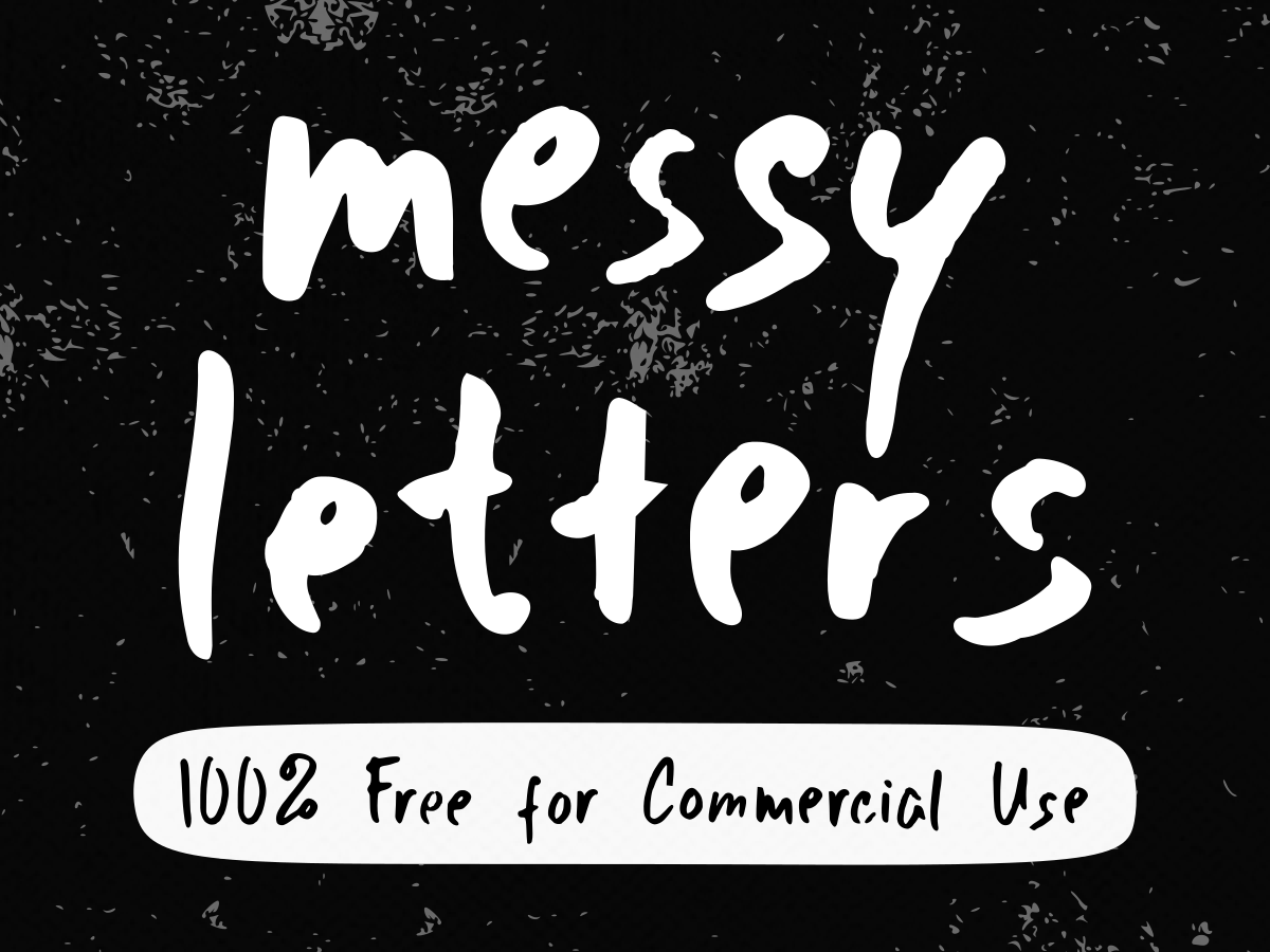 Download Messy Letters font | dafonttop.com