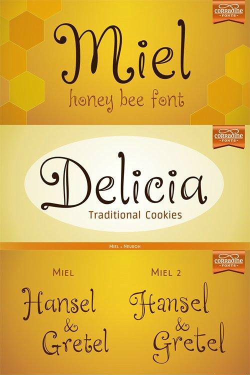 Download Miel font | dafonttop.com