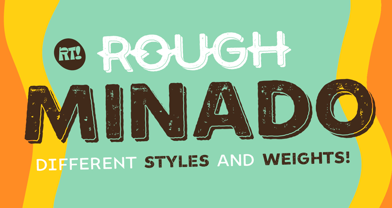 Download Minado Rough Demo font | dafonttop.com