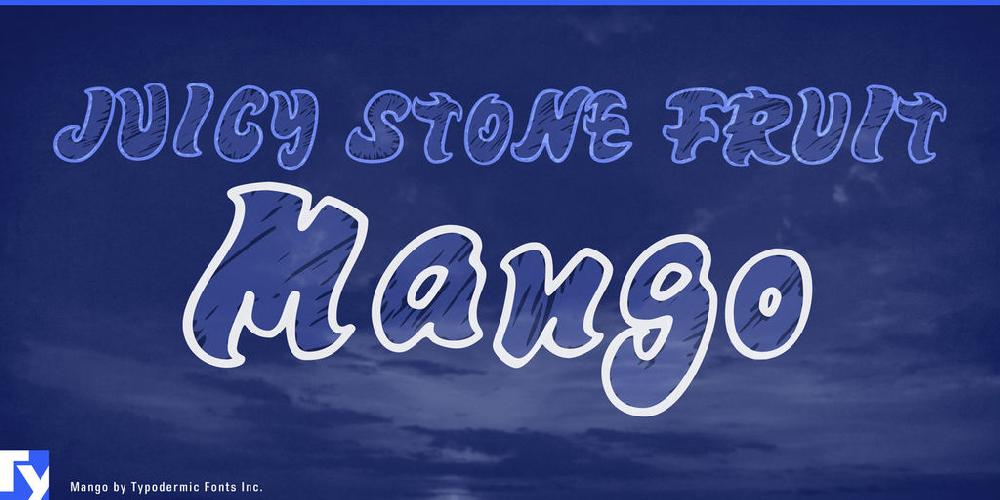 Download Mango font | dafonttop.com
