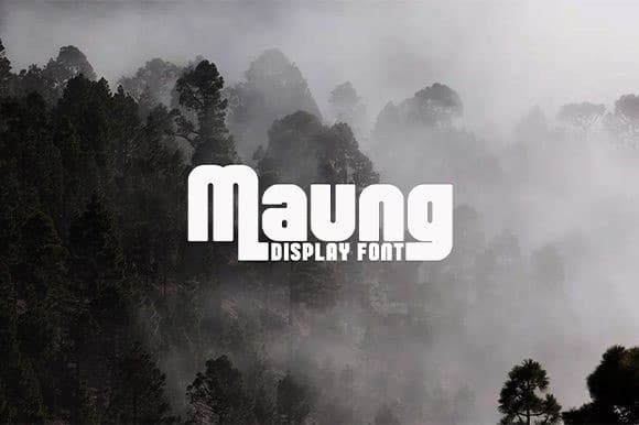 Download Maung font | dafonttop.com