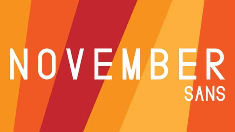 Download November font | dafonttop.com