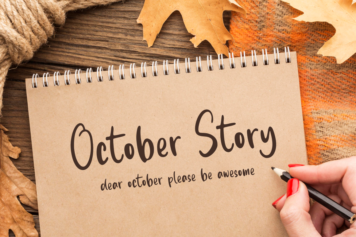 Download October Story font | dafonttop.com