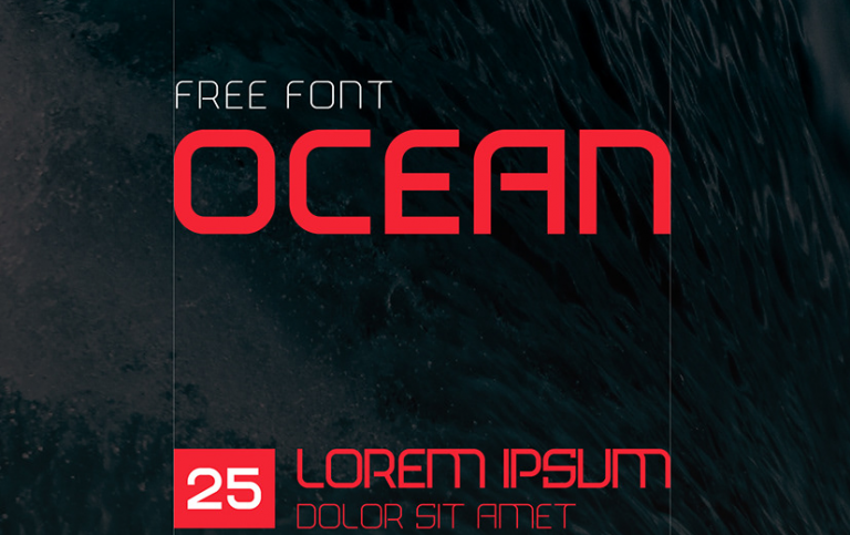 Download Ocean font | dafonttop.com
