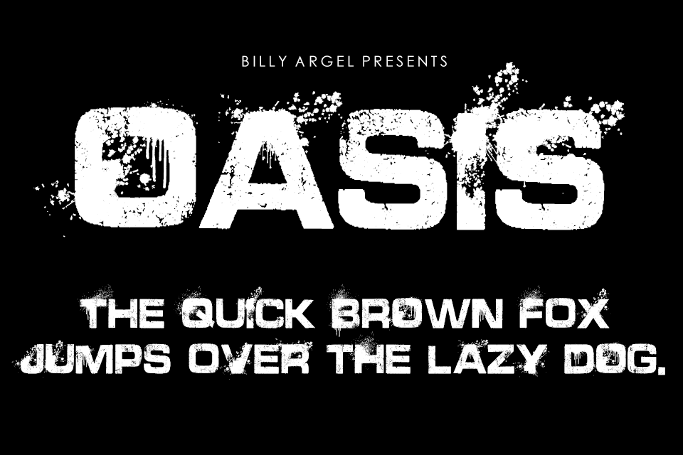Download OASIS font | dafonttop.com