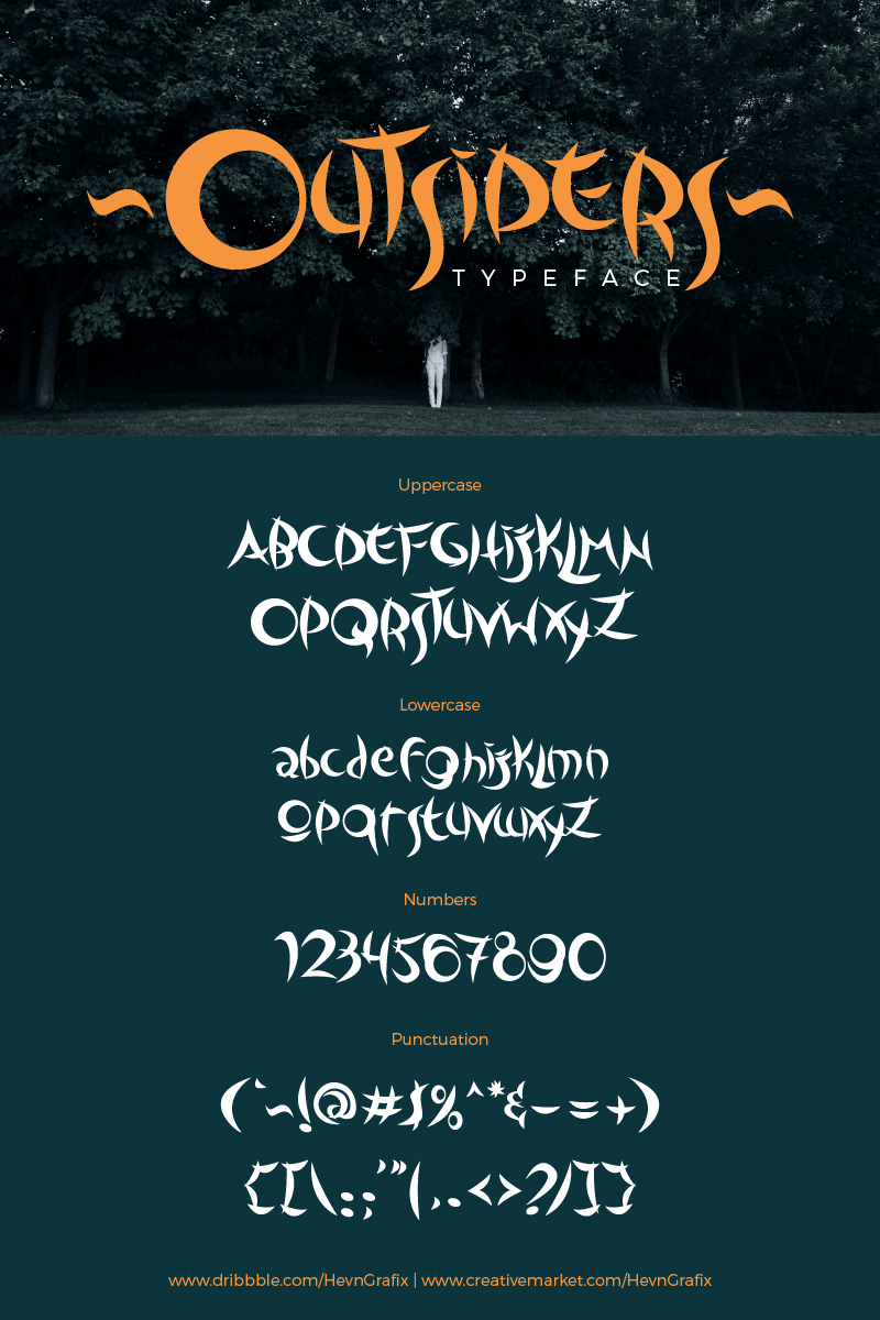 Download Outsiders font | dafonttop.com