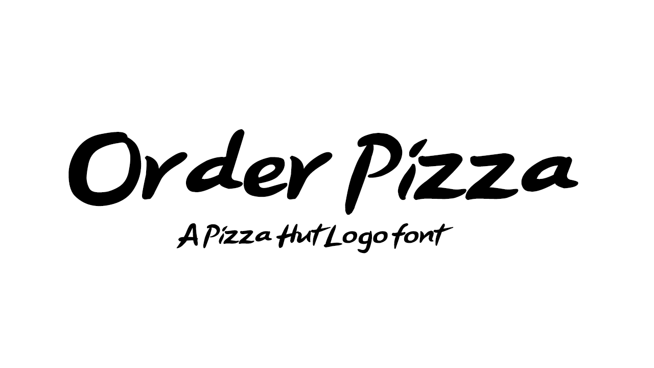 Download Order Pizza font | dafonttop.com