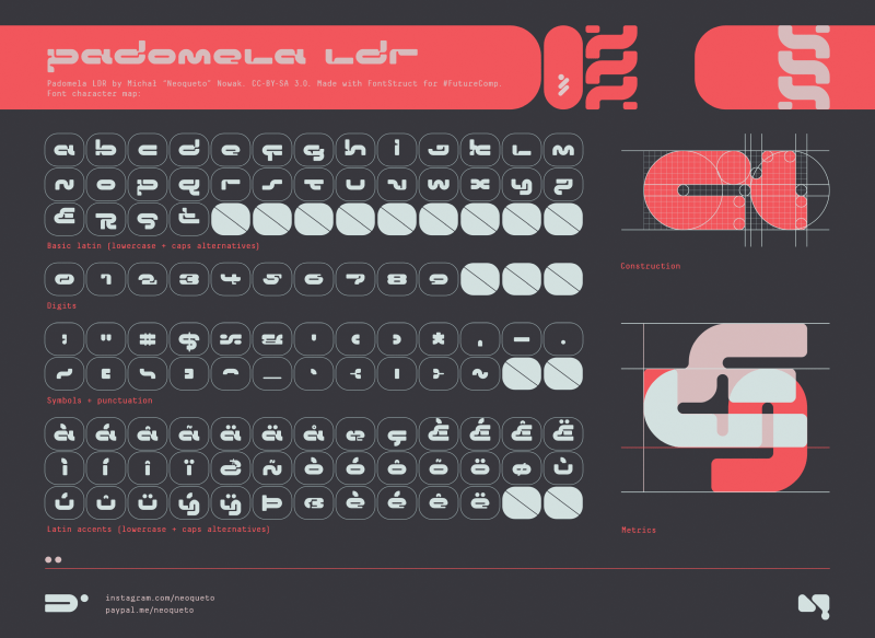 Download Padomela LDR font | dafonttop.com