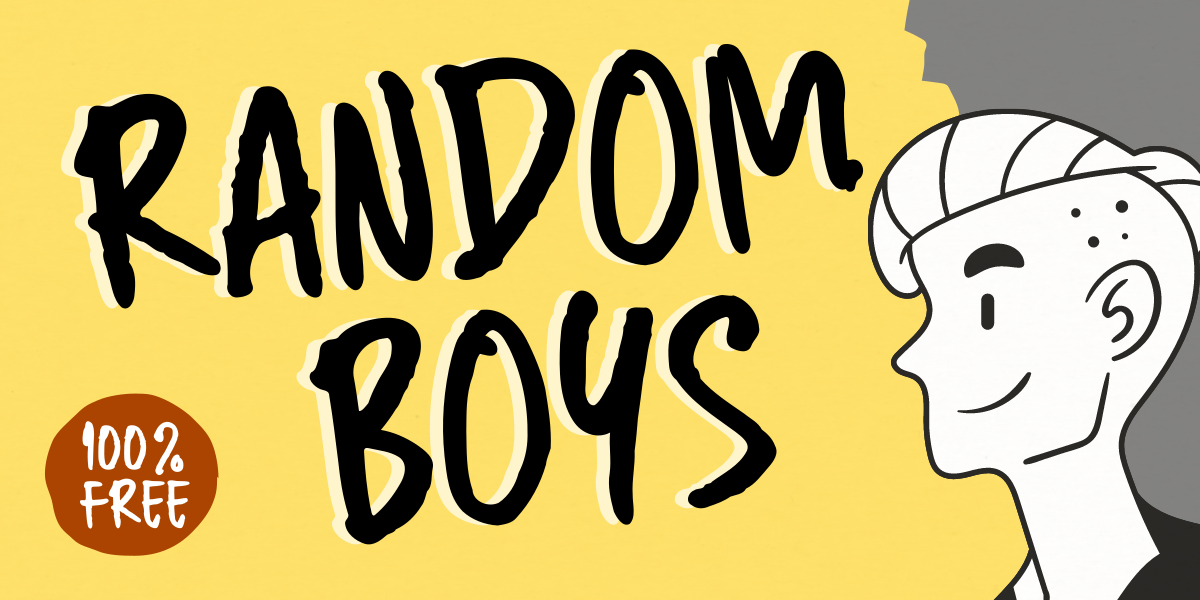 Download Random Boys font | dafonttop.com