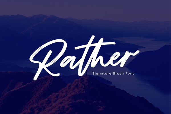 Download Rather Personal Use font | dafonttop.com