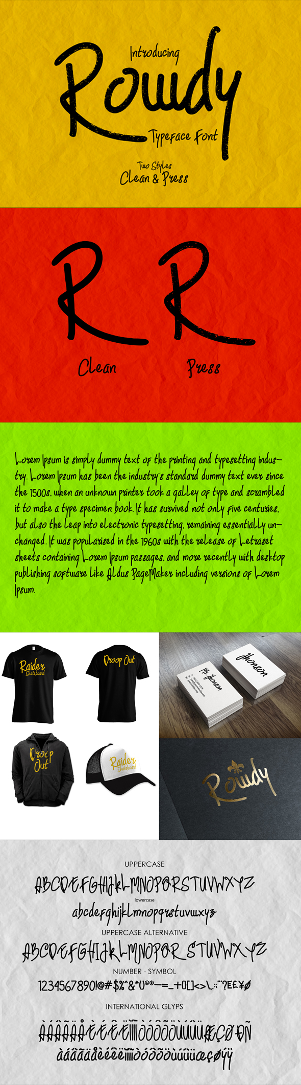 Download Rowdy font | dafonttop.com