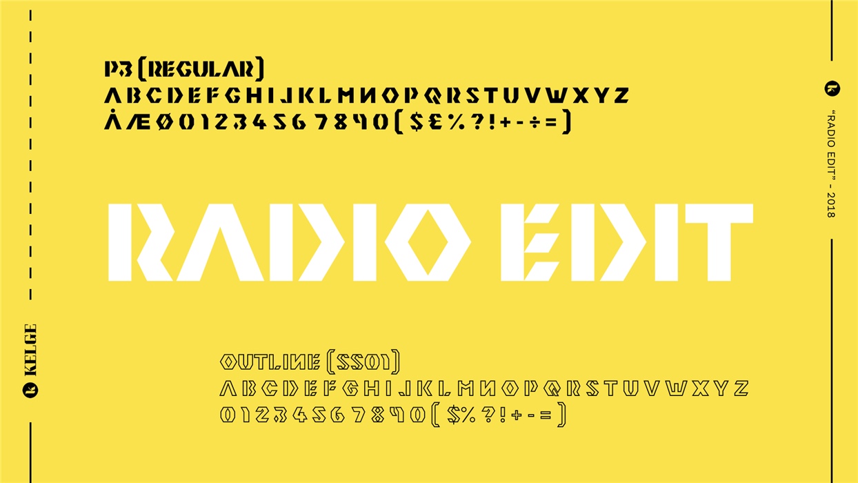 Download Radio Edit font | dafonttop.com