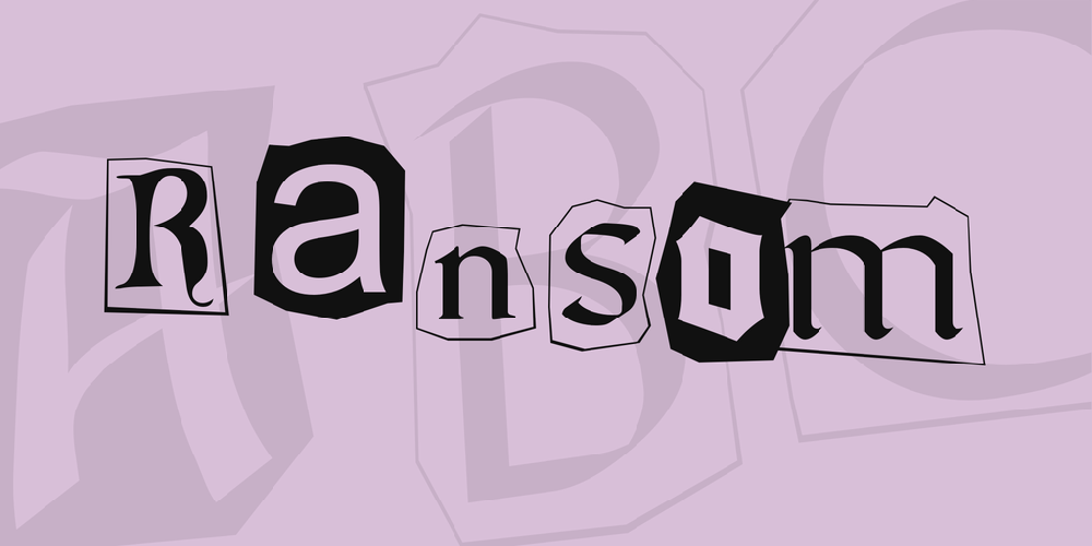 Download Ransom font | dafonttop.com